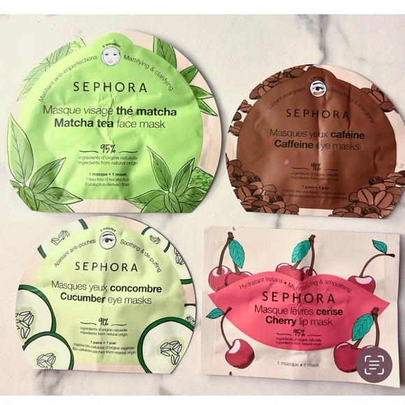 Sephora | Skincare | Sephora Facial Mask Eye Masks Lip Masks Set | Poshmark